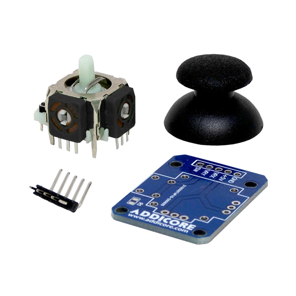 Dual-Axis XY Joystick with Push Button – Addicore