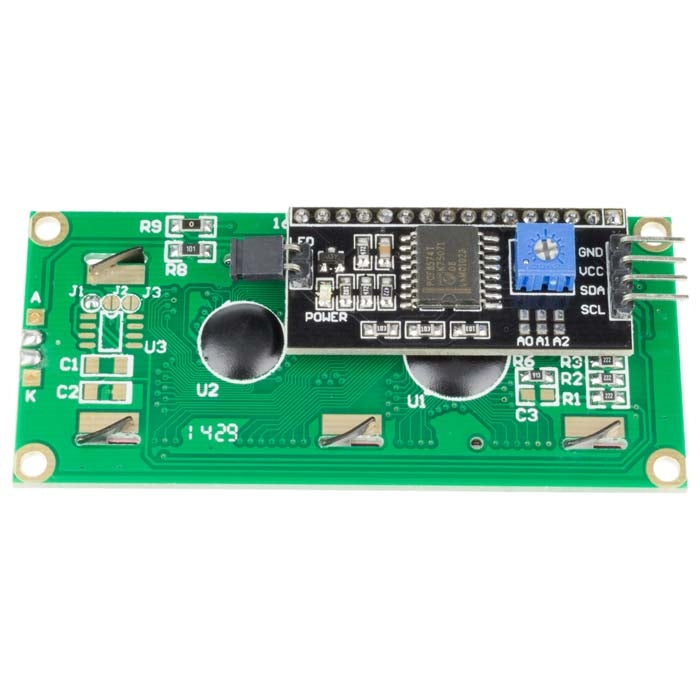 Addicore 1602 (16x2) Character LCD with I2C backpack