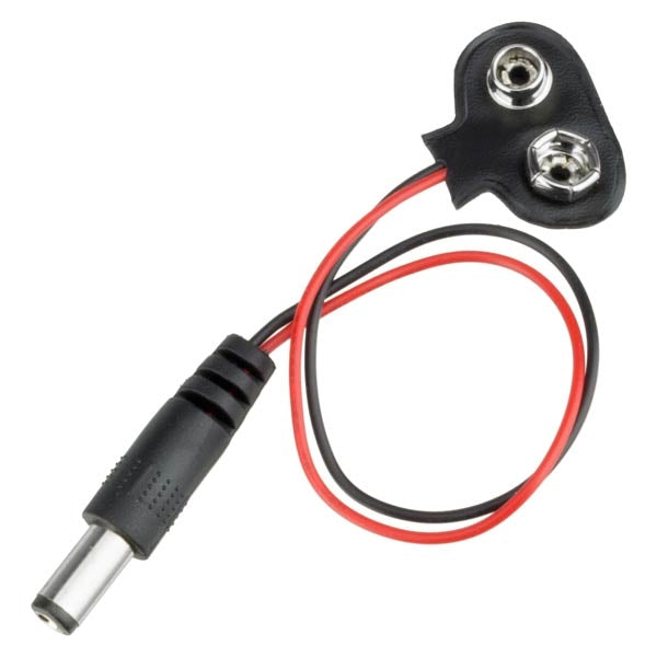 Addicore 9V Battery Cable and Barrel Plug