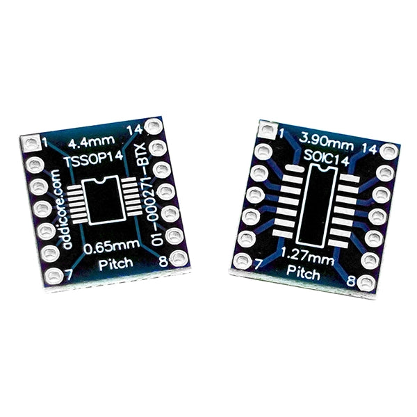 Addicore 14 Pin SOIC, SOP, SO, MSOP, and TSSOP Breakout Board 0.65mm ...